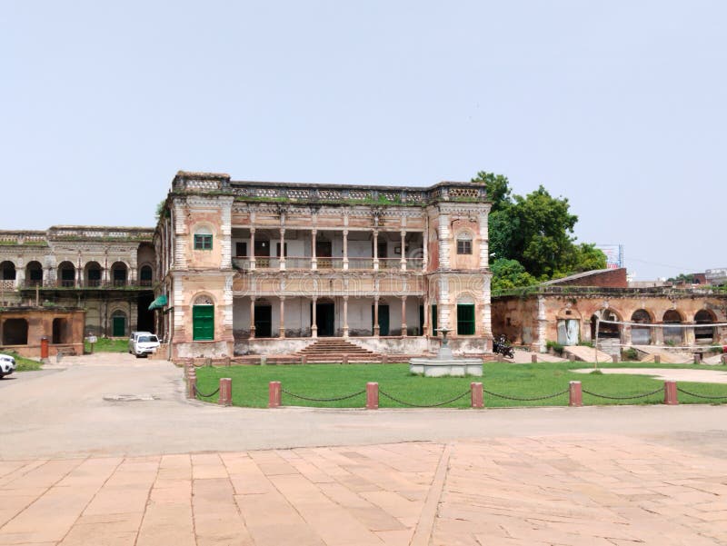 Architecture of Ramnagar Fort on the Banks of the Ganges in Varanasi ...