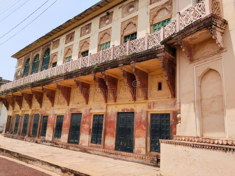 Architecture of Ramnagar Fort on the Banks of the Ganges in Varanasi ...