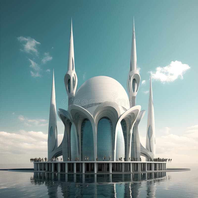 Architecture Redefined, a Captivating 3d Render of a Futuristic ...