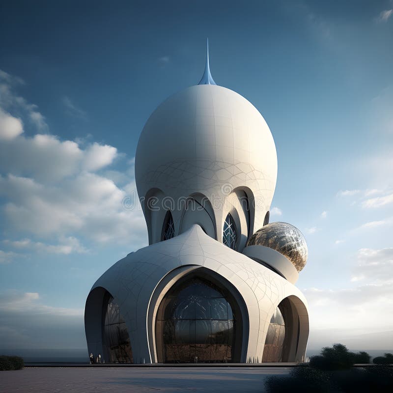 Architecture Redefined, a Captivating 3d Render of a Futuristic ...
