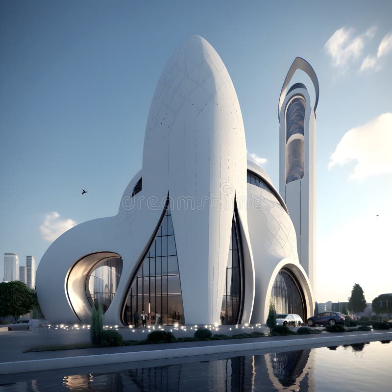 Architecture Redefined, a Captivating 3d Render of a Futuristic ...