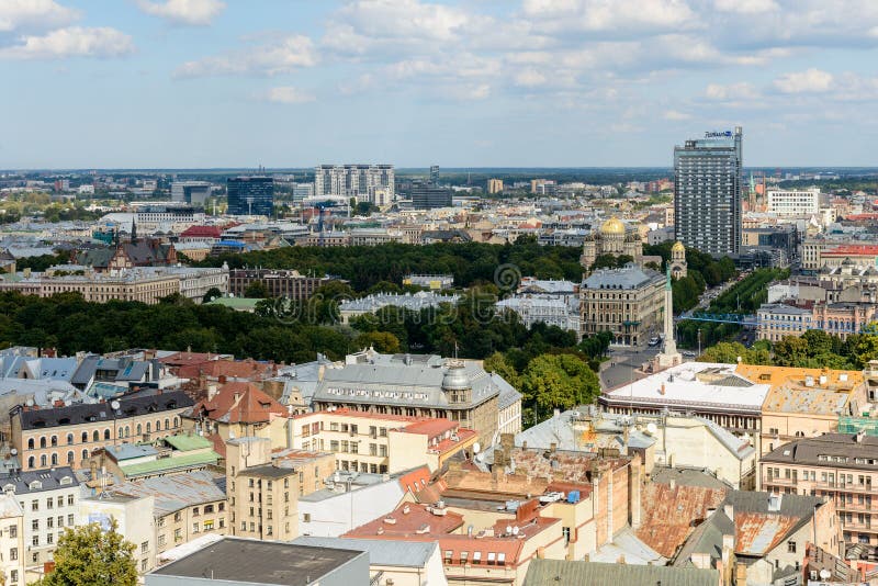 Architecture of Riga, Latvia Editorial Stock Photo - Image of exterior ...