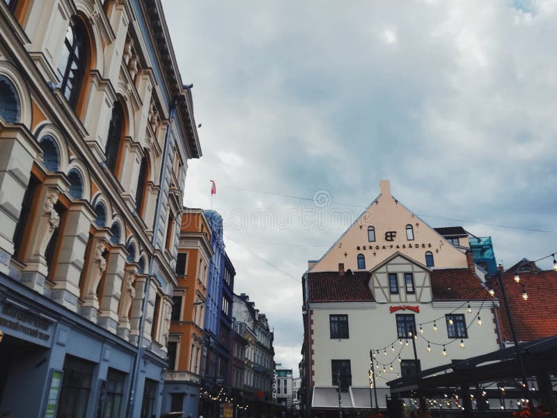 Architecture Riga editorial photo. Image of town, buildings - 135958076