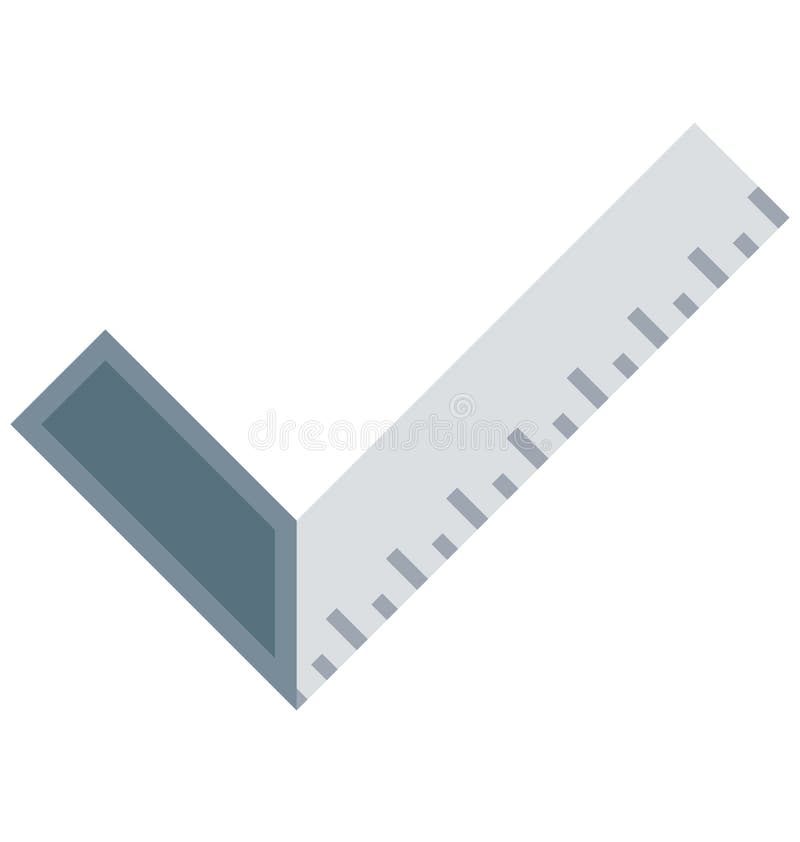Architecture Ruler Isolated Vector Icon for Construction Stock Vector ...