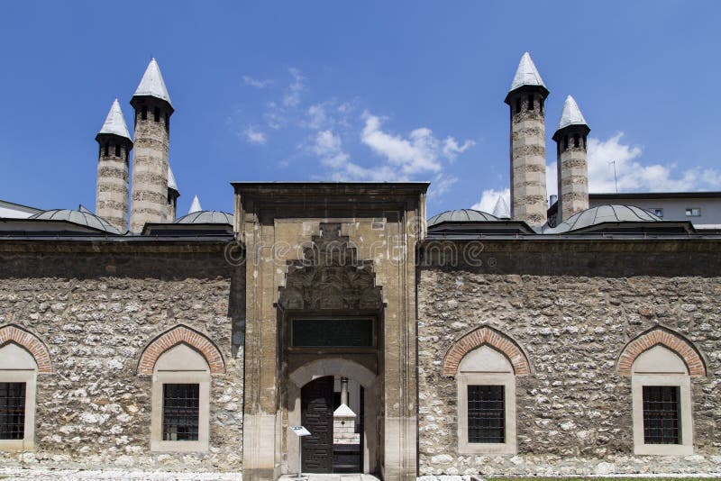 The Architecture in Sarajevo Editorial Stock Photo - Image of landscape ...