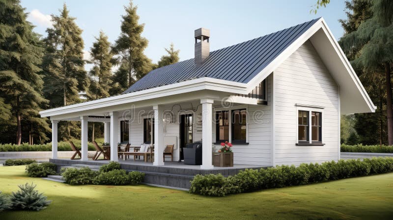 Architecture Schematic House Plan Stock Image - Image of open ...