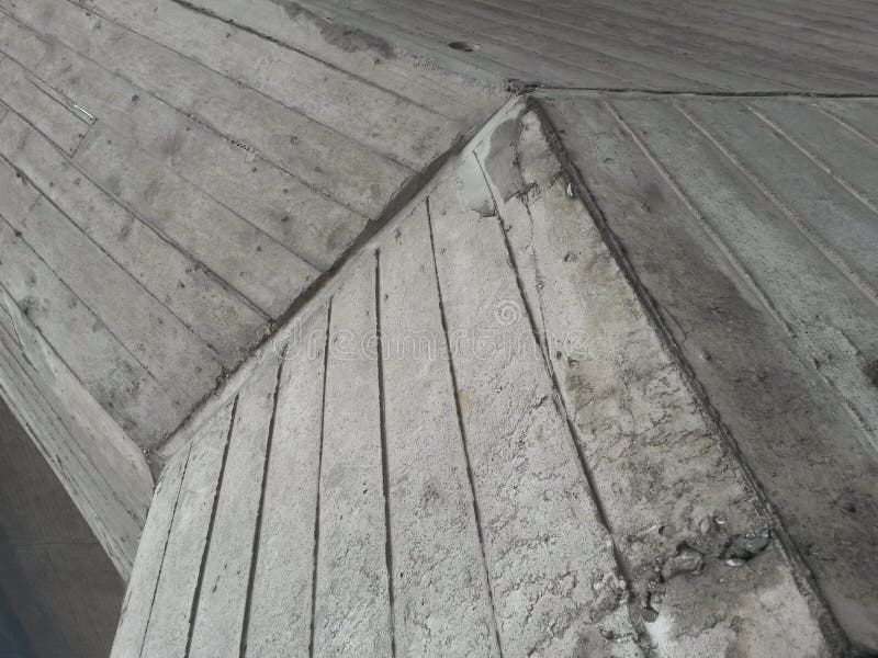 Concrete Bridge Construction Low Angular View Stock Image - Image of ...