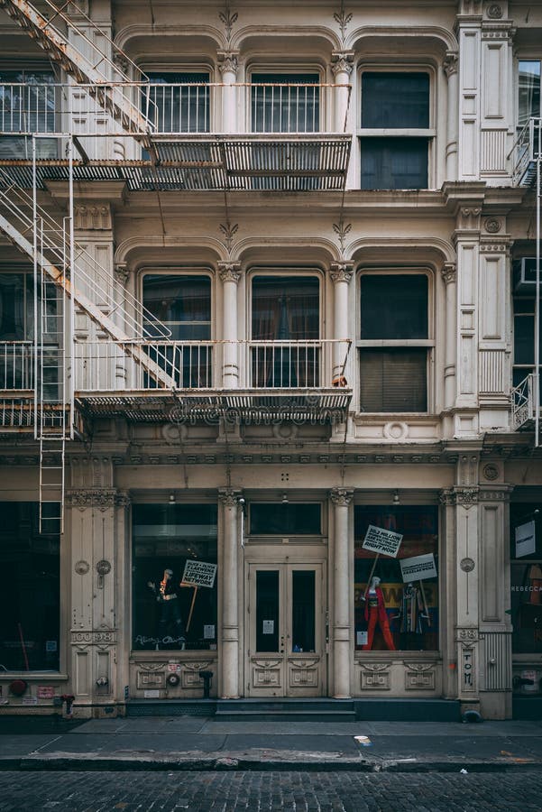 Architecture in Soho, Manhattan, New York City Editorial Stock Photo ...
