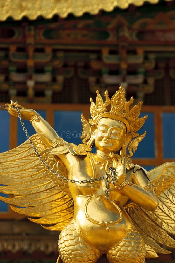 Architecture of Songzanlin Tibetan Monastery Stock Photo - Image of ...