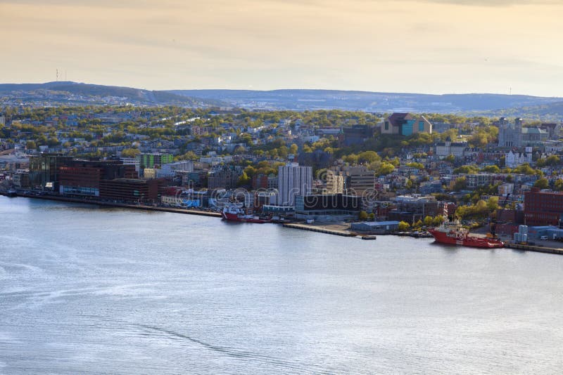 Architecture of St. John`s, Newfoundland Stock Photo - Image of ...