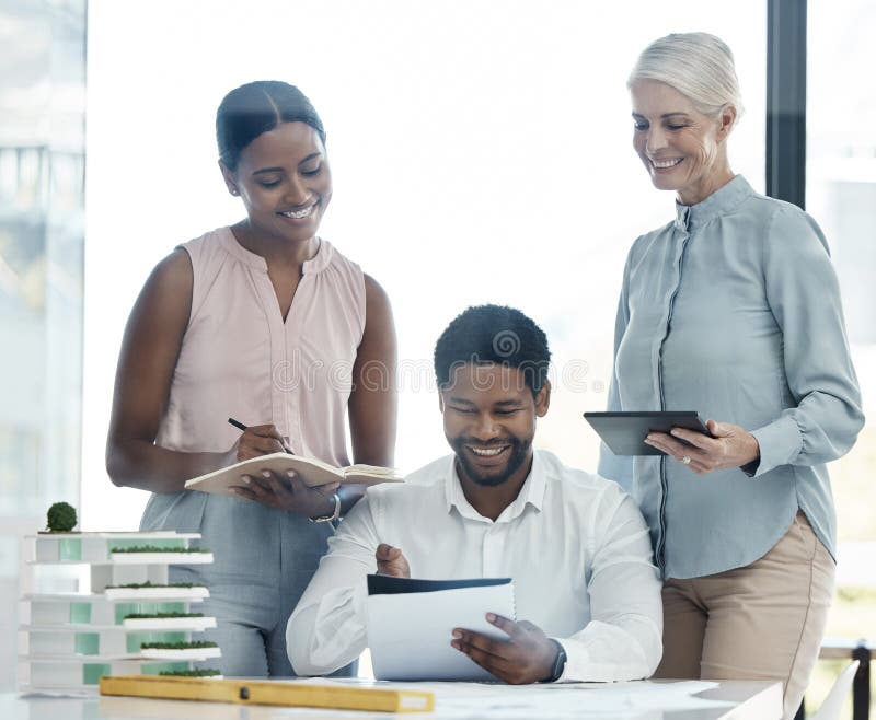 Architecture, Strategy Meeting and Planning Building Project in ...