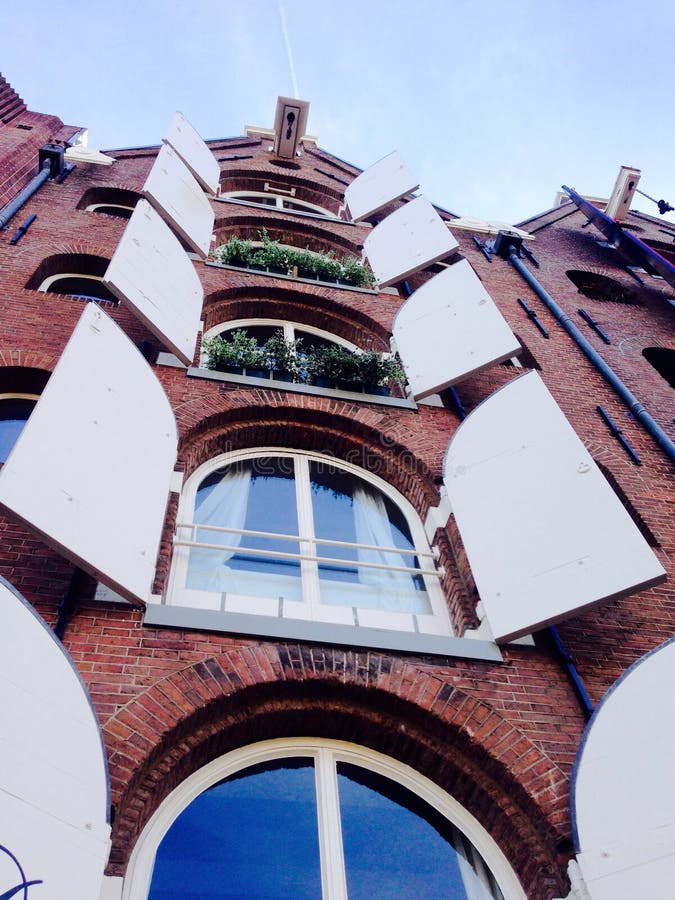 Architecture Style in Amsterdam Netherlands Stock Image - Image of ...