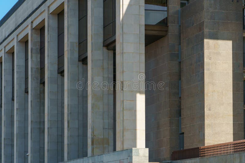 Architecture in the Style of Soviet Modernism. Government Buildings are ...