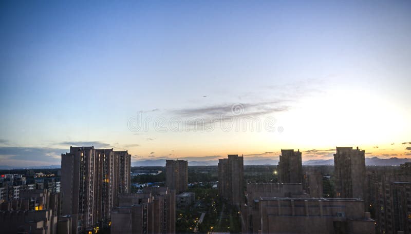 Architecture and Sunset and Sunrise Stock Image - Image of architecture ...