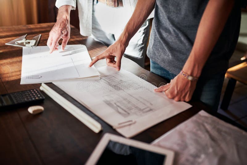 Architecture, Team and Hands of Business People in Office with ...