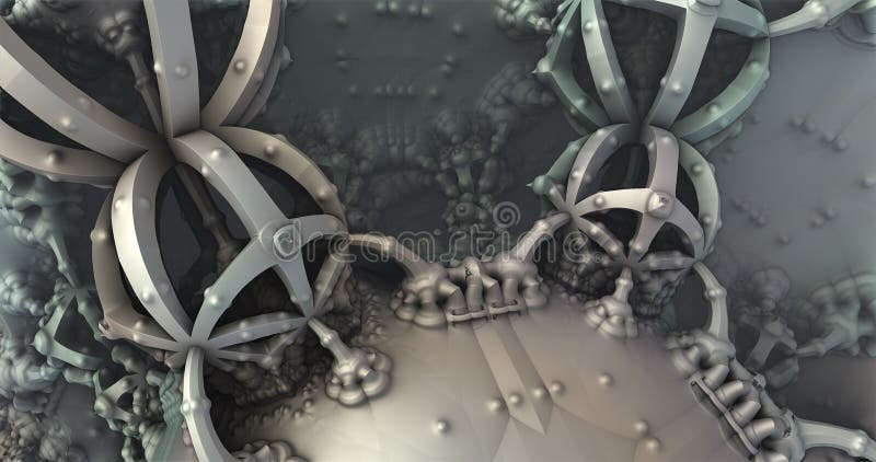 The Architecture and Technolog of an Alien Planet 3d Rendering Stock ...