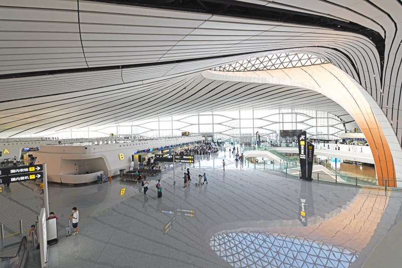 Architecture of Terminal Building of Daxing International Airport ... Architecture of Terminal Building of Daxing International Airport ...