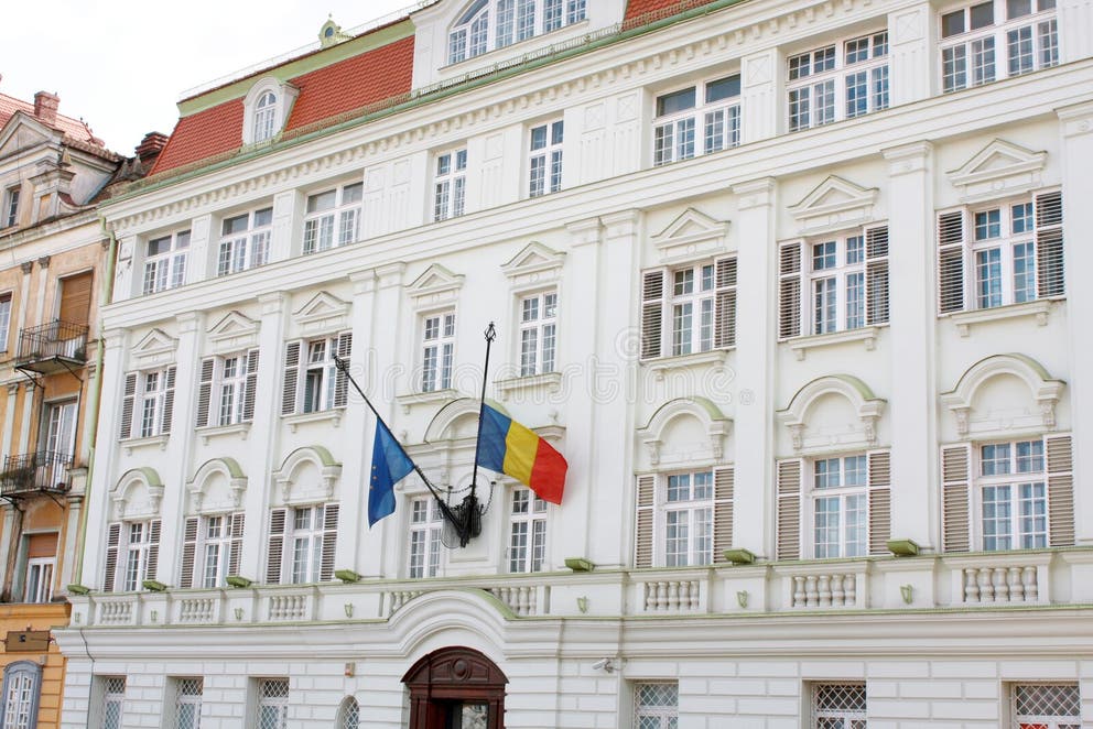 Architecture Timisoara stock photo. Image of flags, shape - 56763696