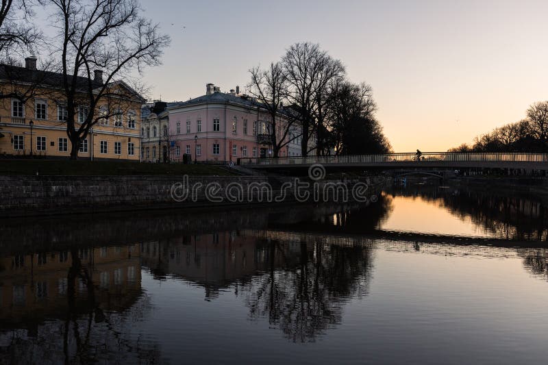 Architecture of the Town of Turku, Finland Stock Photo - Image of ...