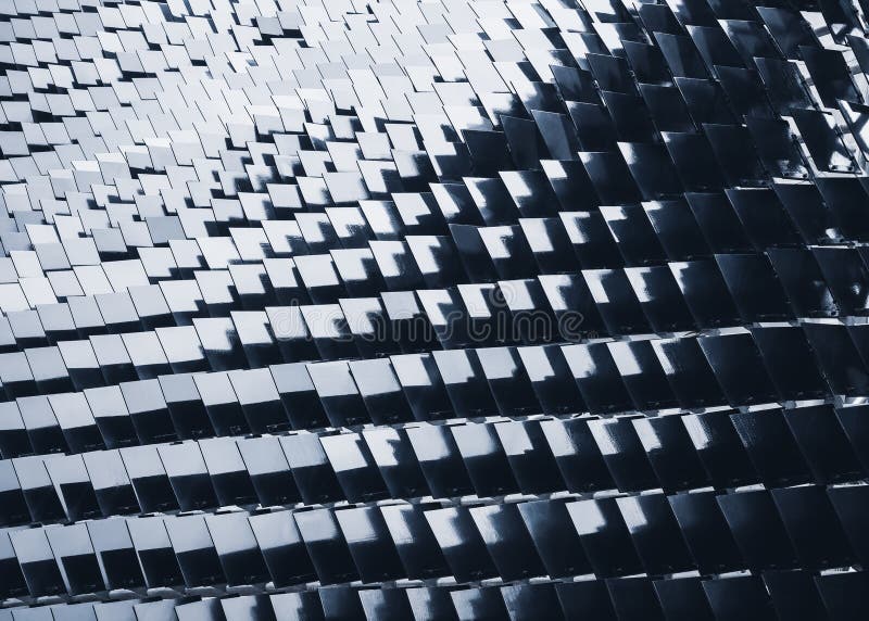 Architecture Wall Tile Pattern Black Glossy Texture Futuristic ...