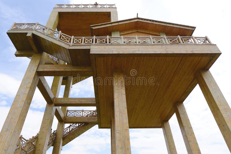 Architecture of Watch Tower Stock Image - Image of tower, mountain ...