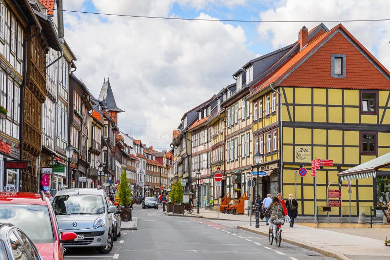 Architecture in Wernigerode, Germany Editorial Photo - Image of ...