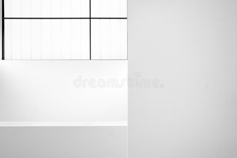 Architecture. White Room Interior. Empty Ambient Background Stock Image ...