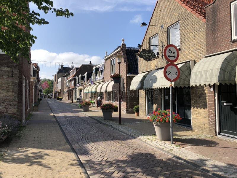 Architecture in Workum stock photo. Image of town, friesland - 186294386
