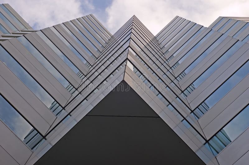 Architecure-geometric Office Building Stock Photo - Image of massive ...