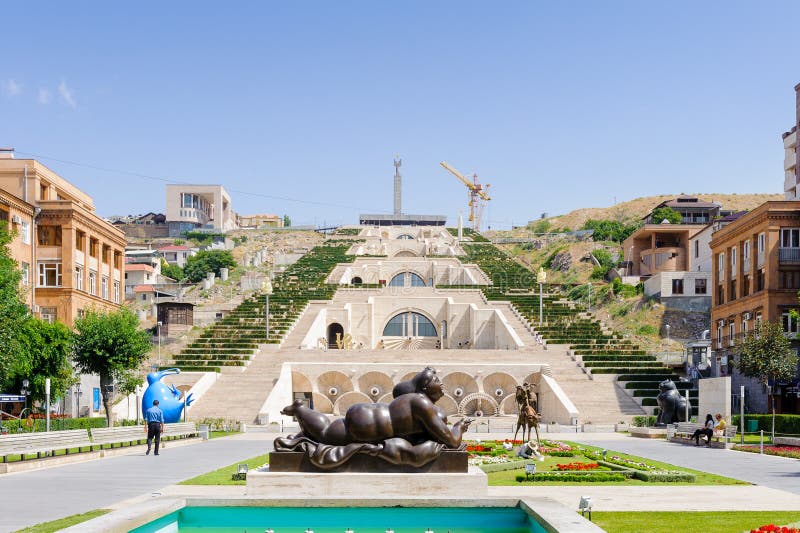 Architektur Von Eriwan, Armenien Redaktionelles Foto - Bild von ...