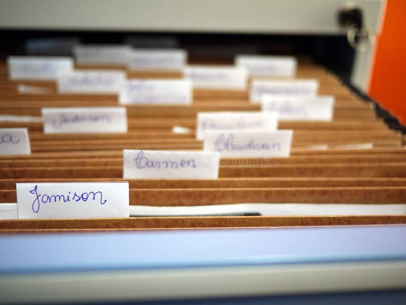 Archive stock image. Image of private, organize, file - 16643343