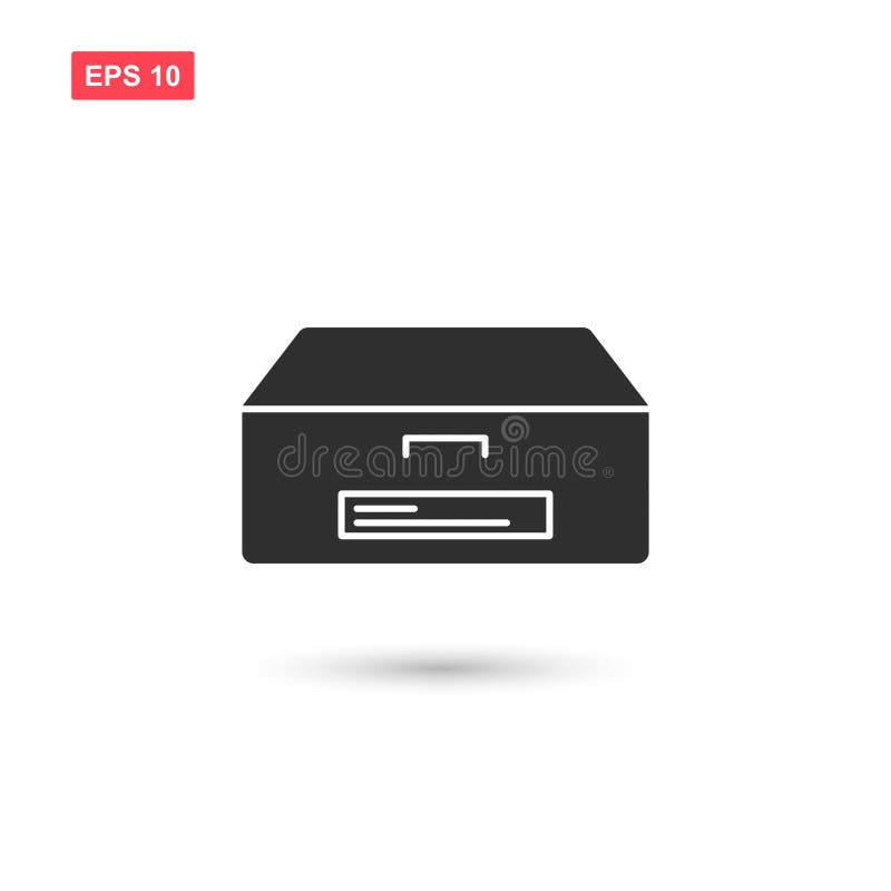 Archive Box Icon Vector Isolated 11 Stock Vector - Illustration of ...