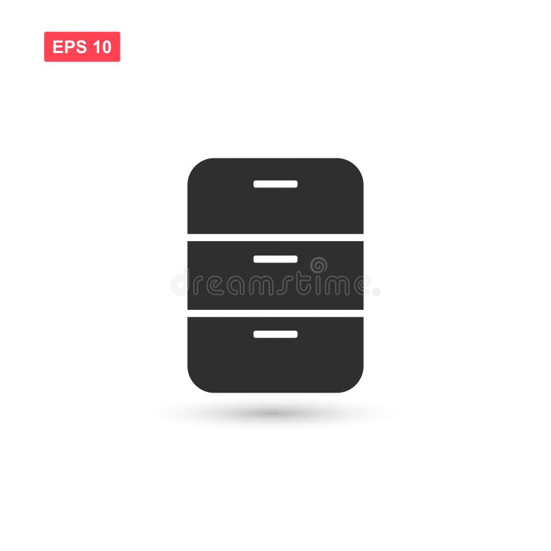 Archive Box Icon Vector Isolated 5 Stock Vector - Illustration of ...