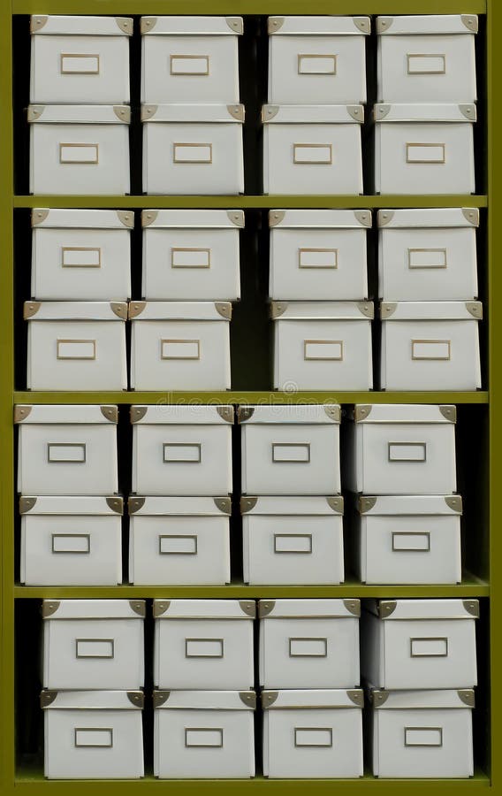 Archive boxes stock photo. Image of records, cabinet, file - 2197054
