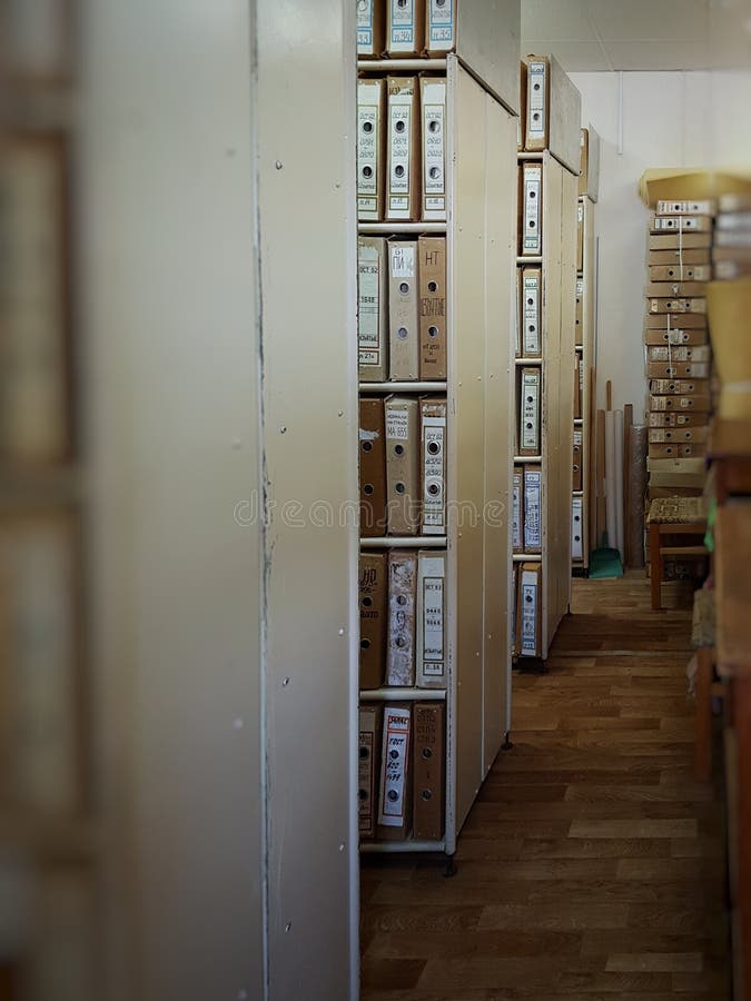 Archive of documents stock image. Image of folders, enterprise - 123724431