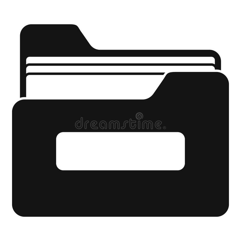 Archive File Folder Icon, Simple Style Stock Vector - Illustration of ... Archive File Folder Icon, Simple Style Stock Vector - Illustration of ...