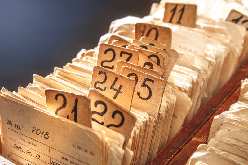 Archive file folders stock photo. Image of background - 50700680