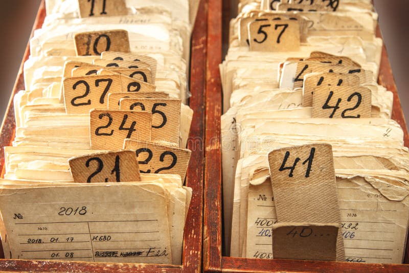 Archive file folders stock image. Image of office, paperwork - 50702455