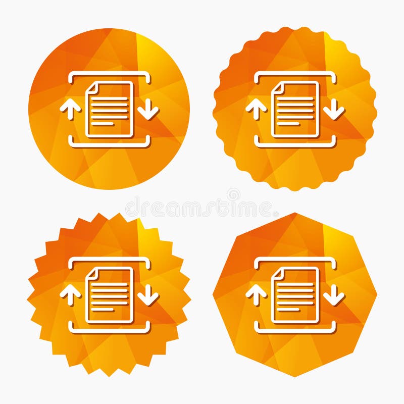 Archive File Icon. Compressed Zipped File. Stock Illustration ...