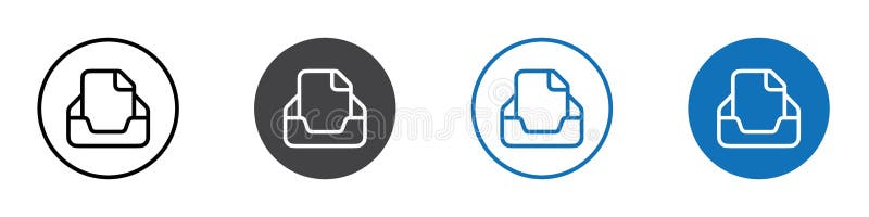 Archive File Icon. Different Formats of Archive Files. Vector Linear ... Archive File Icon. Different Formats of Archive Files. Vector Linear ...