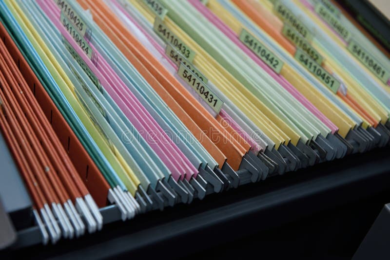 Archive files stock image. Image of office, research - 58162643