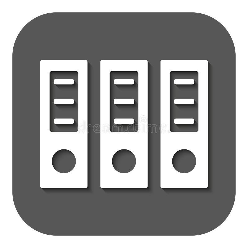 The Archive Folder Icon. Document and Data, Portfolio, Office Symbol ...