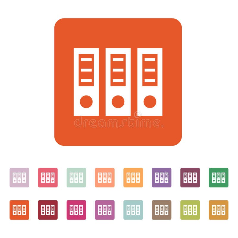 The Archive Folder Icon. Document and Data, Portfolio, Office Symbol ...