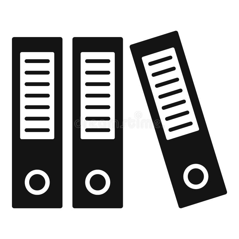 Archive Folder Icon, Simple Style Stock Vector - Illustration of ...