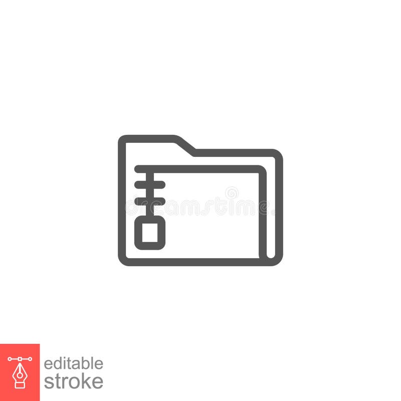Compress Zip Folder Stock Illustrations – 245 Compress Zip Folder Stock ...