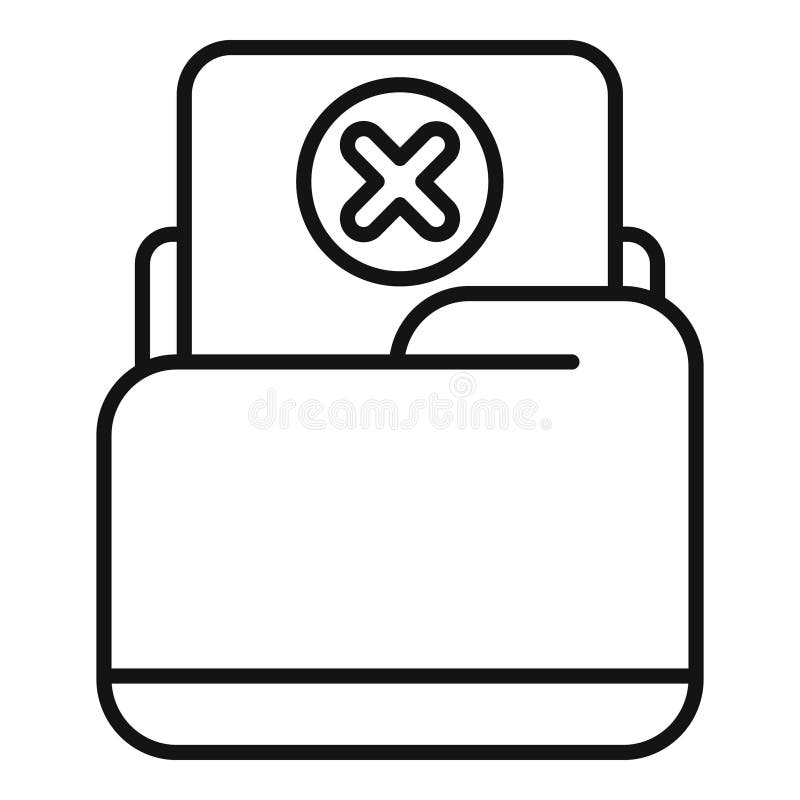 Document Cross Icon Stock Illustrations – 15,319 Document Cross Icon ...