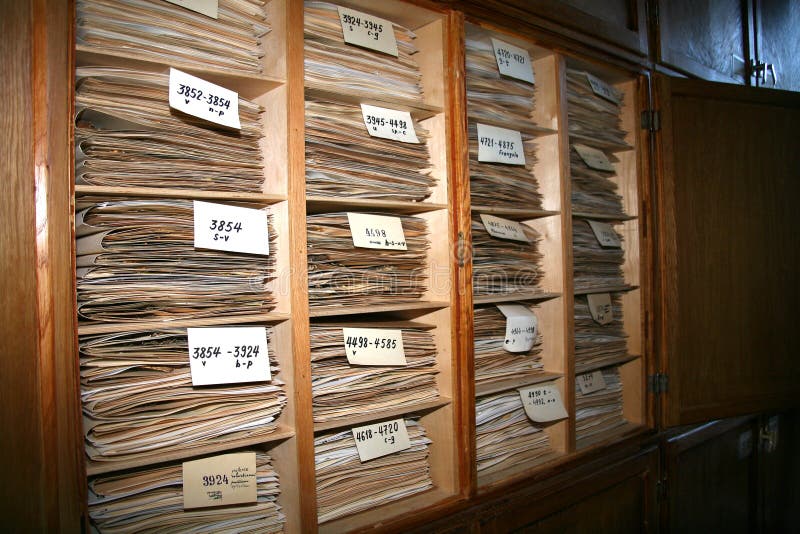 Archive stock photo. Image of archives, archive, files - 44920850