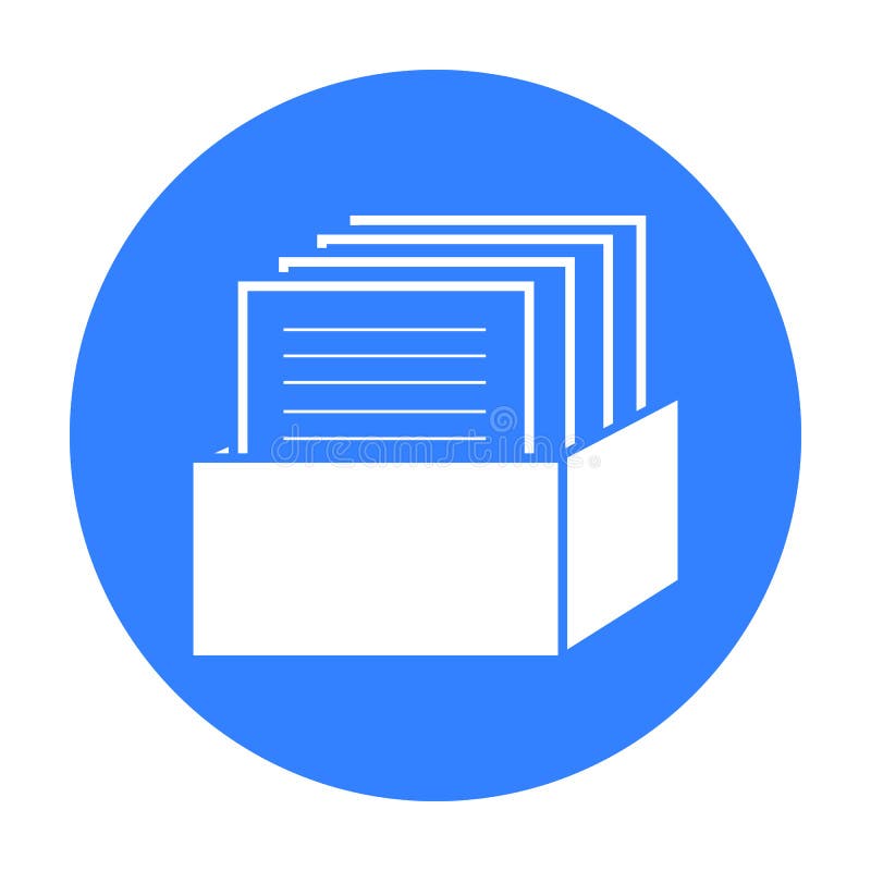 Archive Icon Black. Single Education Icon from the Big School ...