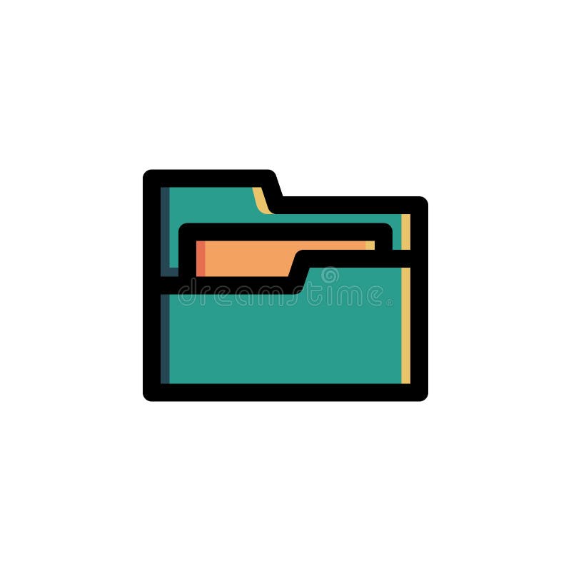 Archive Icon stock vector. Illustration of document - 200582476