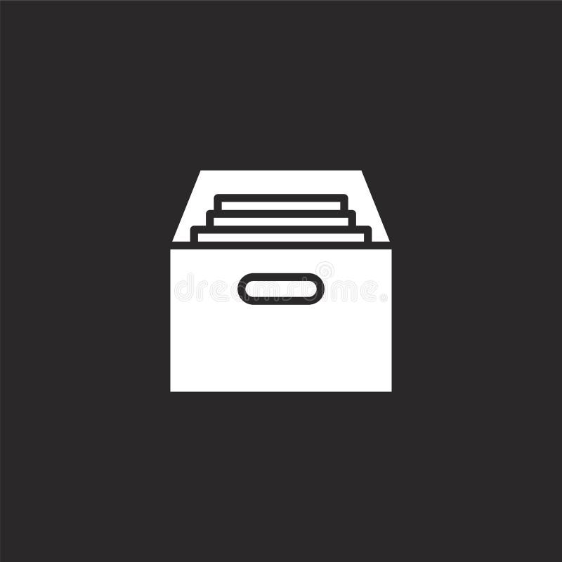 Archive Icon. Filled Archive Icon for Website Design and Mobile, App ...